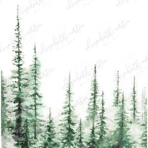 Pine Tree Painting Print Pine Tree Print Pine Tree Art - Etsy