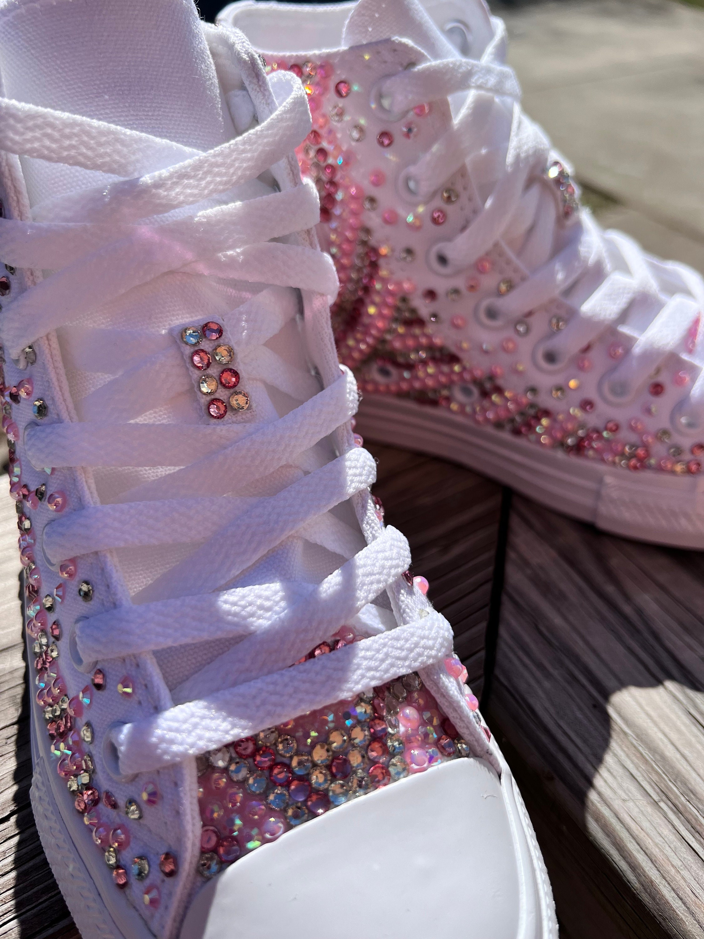 Custom Converse for Wedding, Bridal Chucks, Converse High Top, Wedding ...