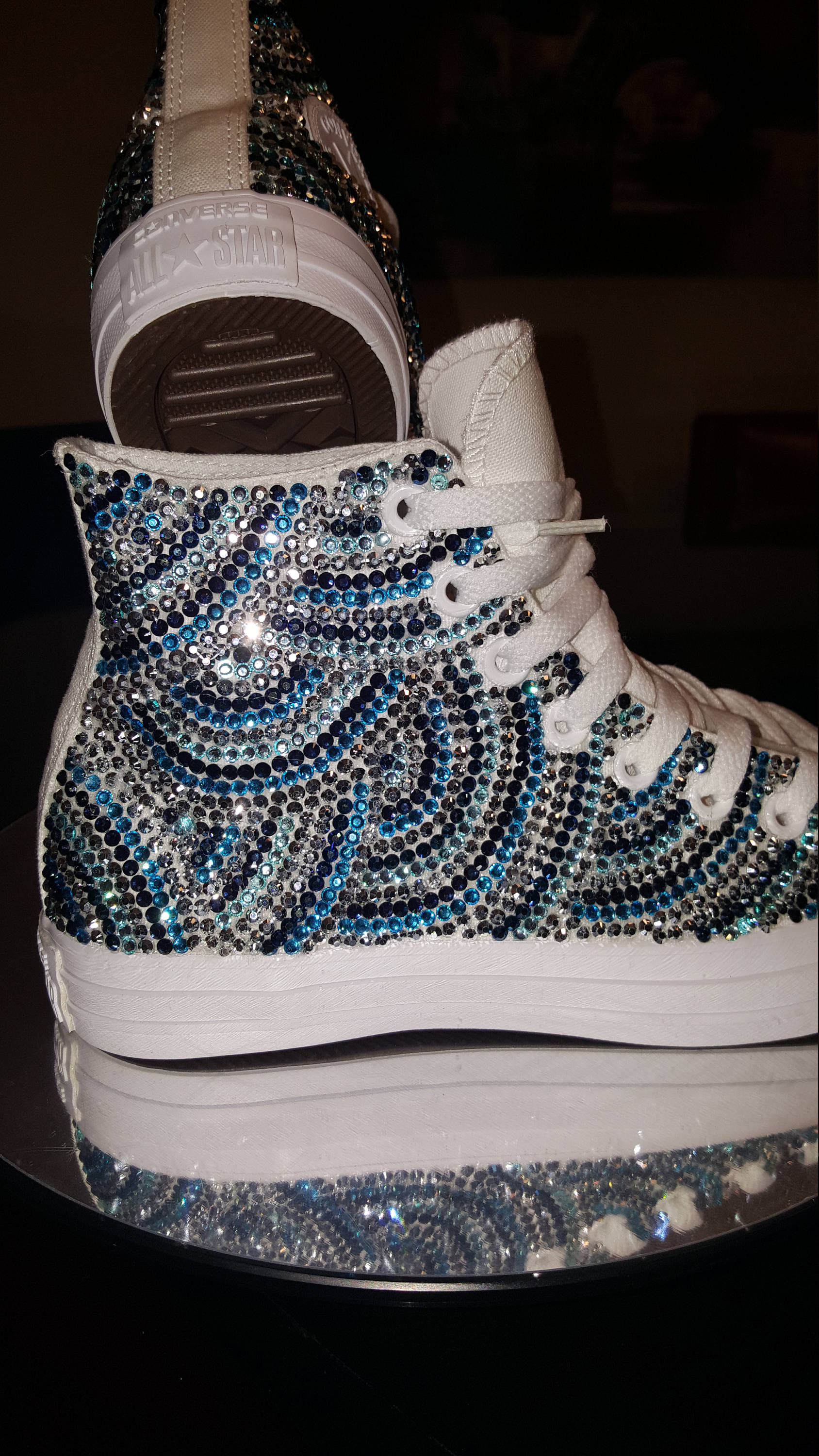 Custom Converse for Weddings, Custom Converse High Tops, Bridal Chucks ...