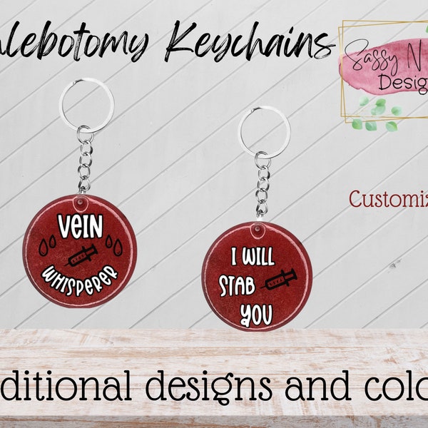Phlebotomy Keychain - Etsy
