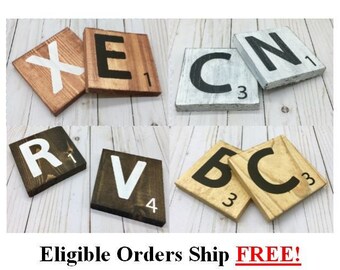 Large Scrabble Tiles 4.5 Scrabble Letters Scrabble Tiles Wall Art ...