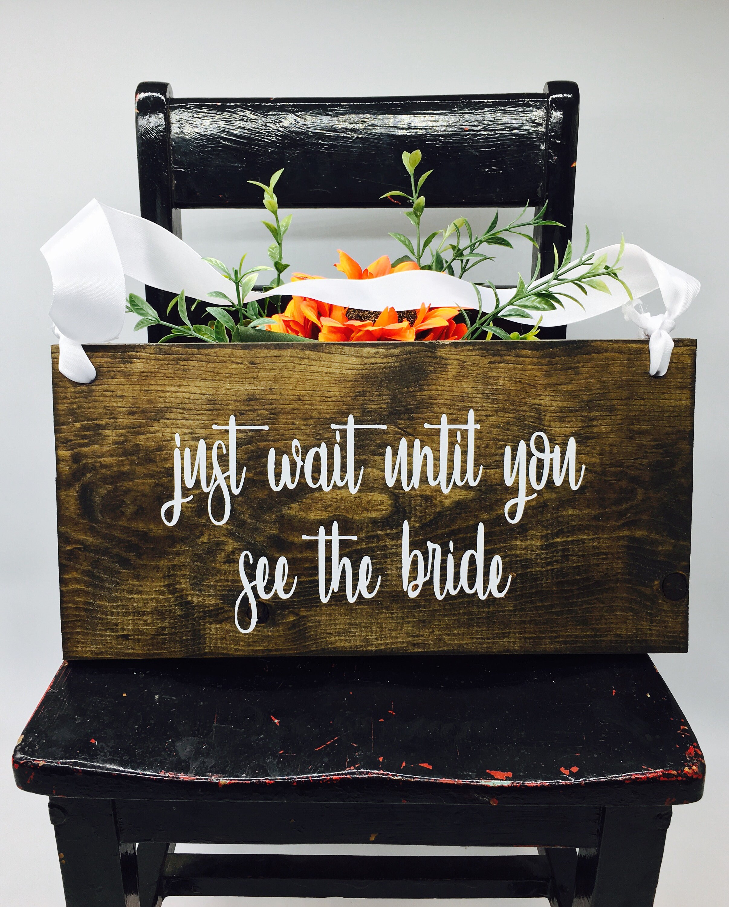 Rustic Wedding Signs Ring Bearer Sign Rustic Wedding Decor | Etsy