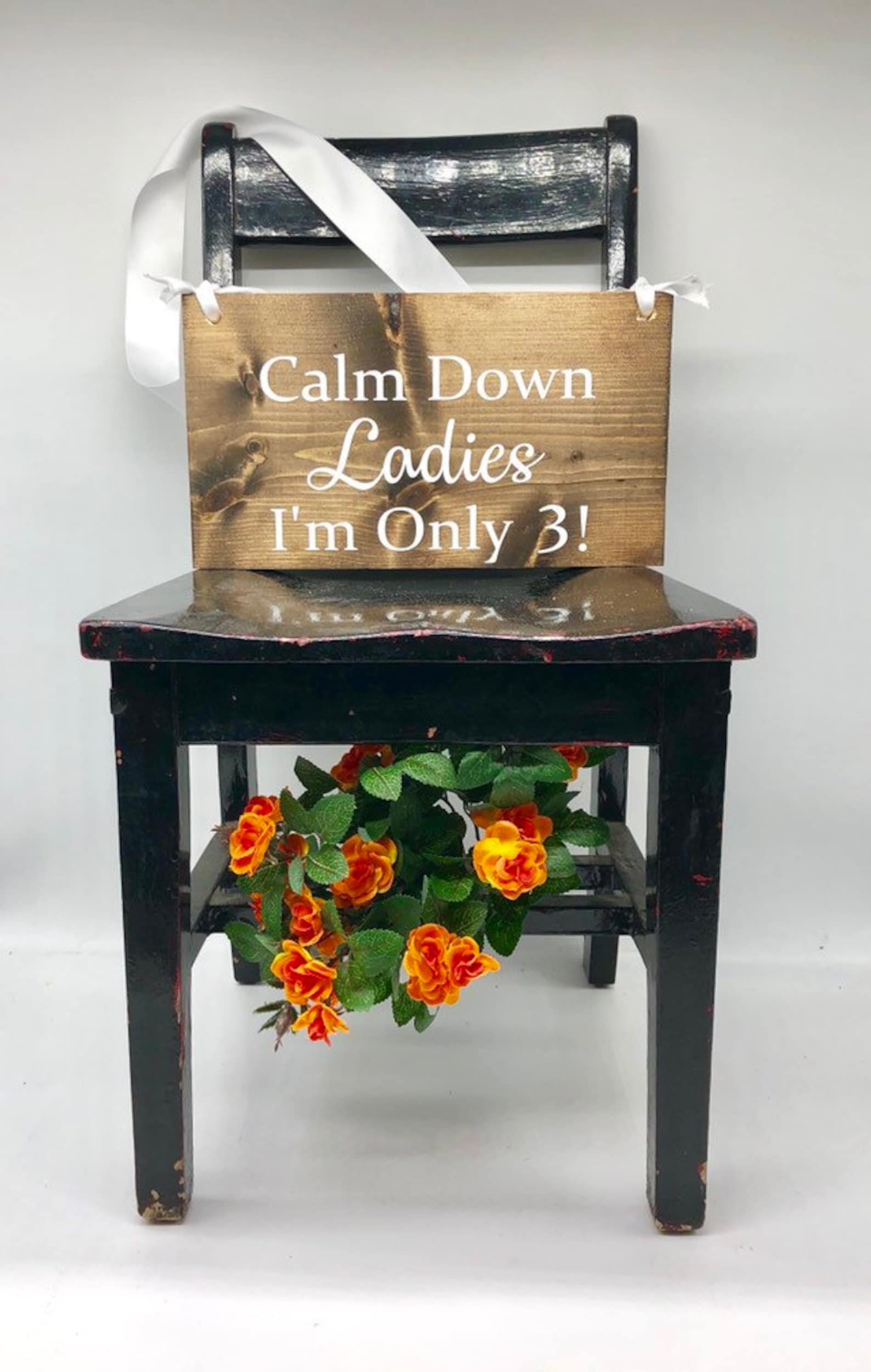 Funny Kids Wedding Sign Ring Bearer Sign Rustic Wedding | Etsy