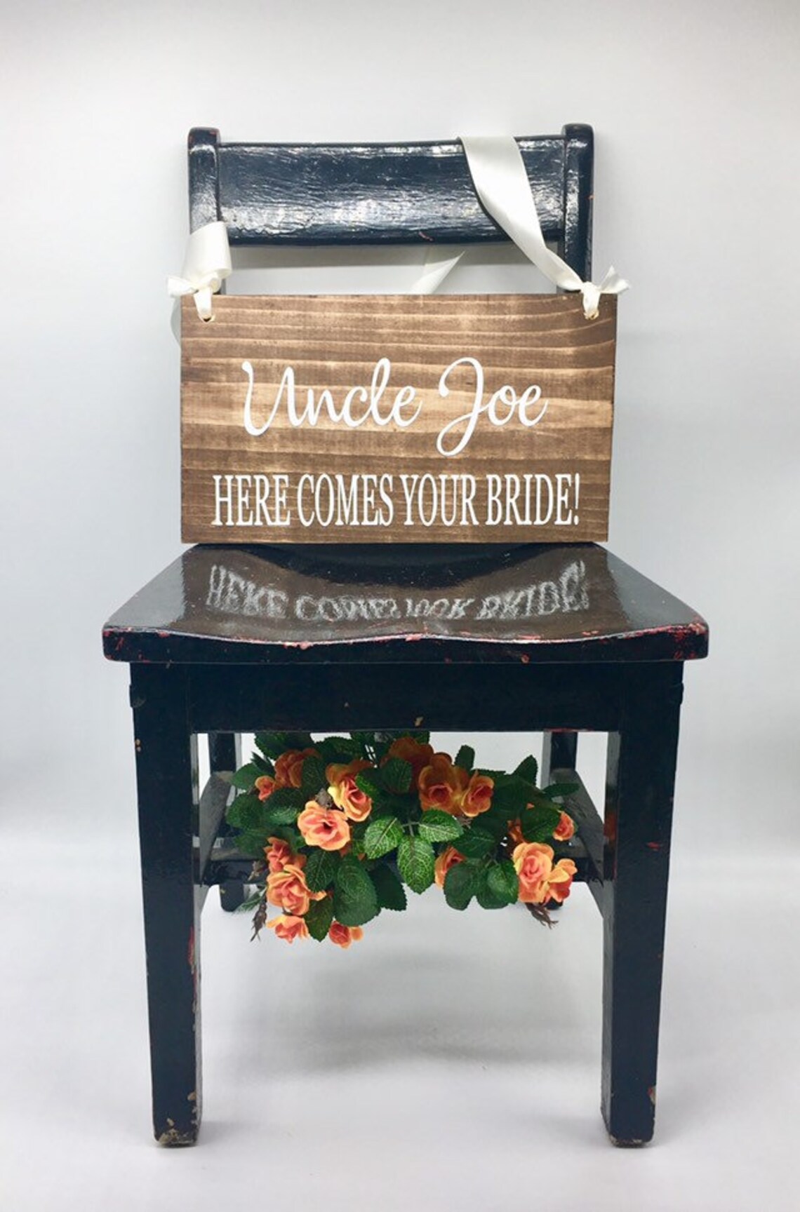 Uncle Wedding Sign Custom Ring Bearer Sign Rustic Wedding - Etsy