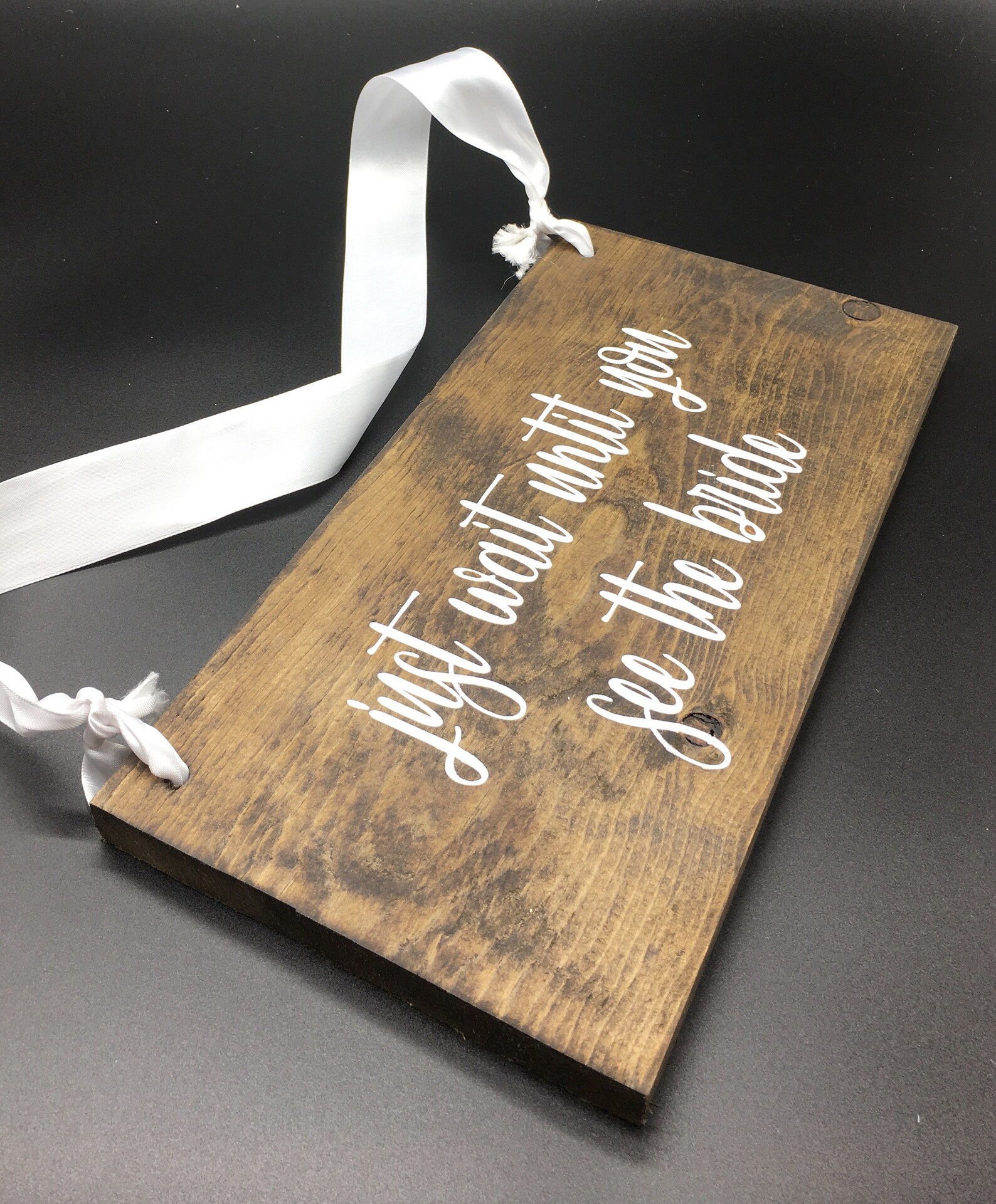 Rustic Wedding Signs Ring Bearer Sign Rustic Wedding Decor - Etsy