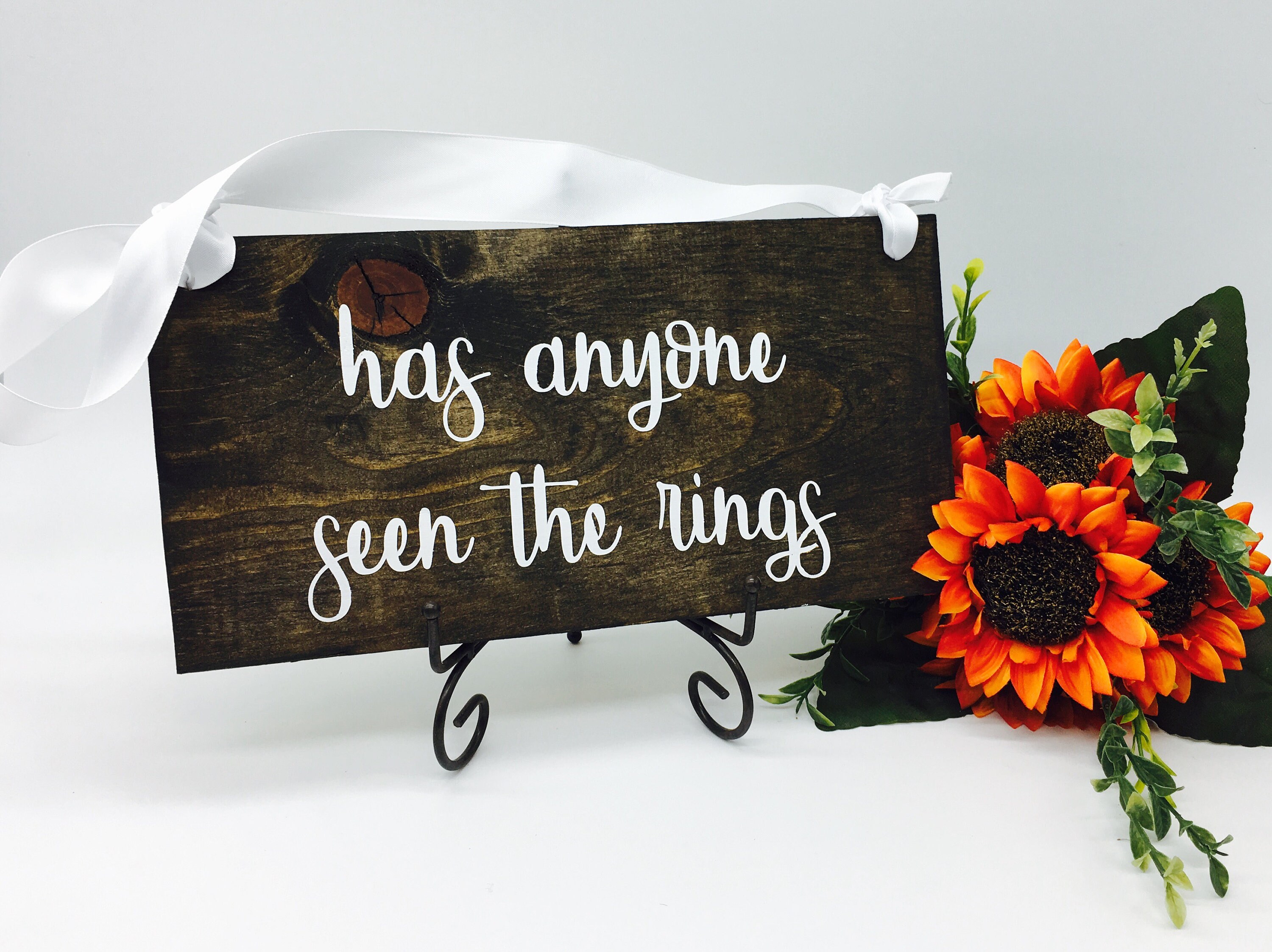 Rustic Wedding Signs Rustic Wedding Decor Wood Signs Ring | Etsy