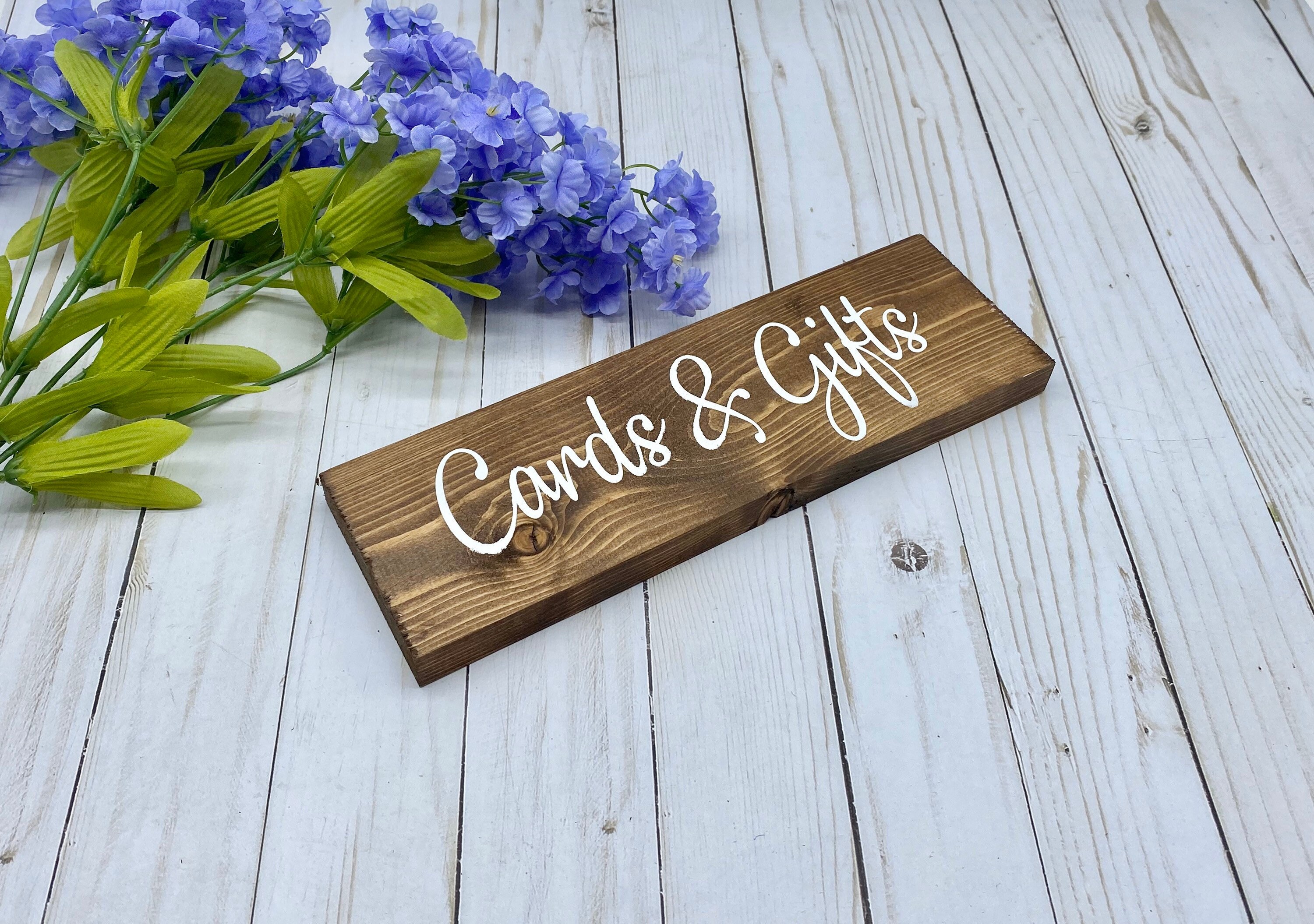 Wood Wedding Sign Cards and Gifts Wedding Decorations Rustic | Etsy