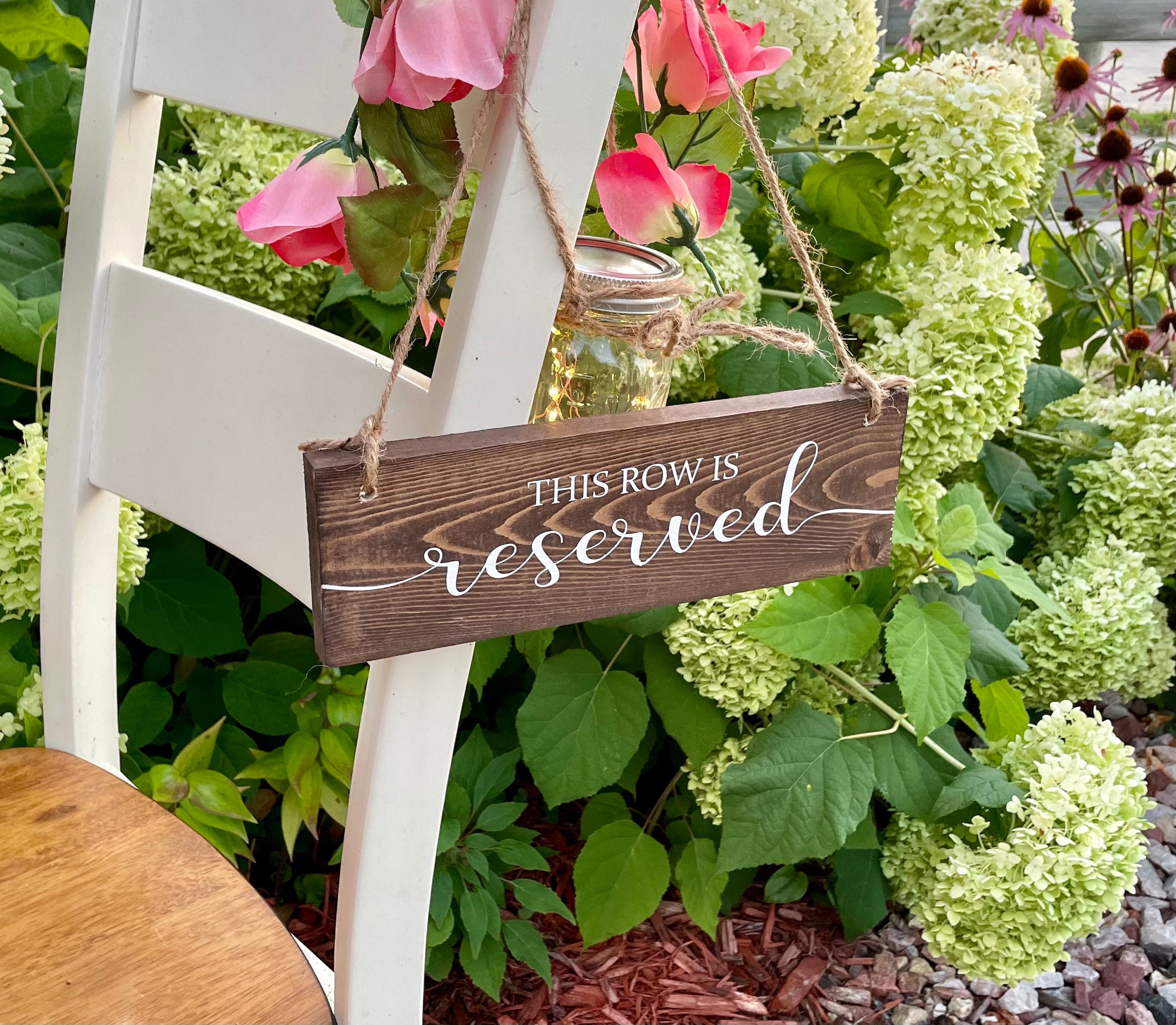 Reserved Sign Wood Wedding Signs Wedding Aisle Signs - Etsy