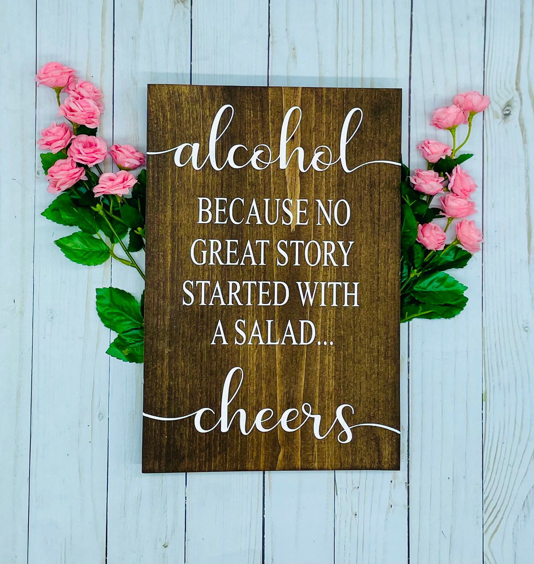 Funny Wedding Sign Alcohol Wood Sign Wedding Wood Signs | Etsy
