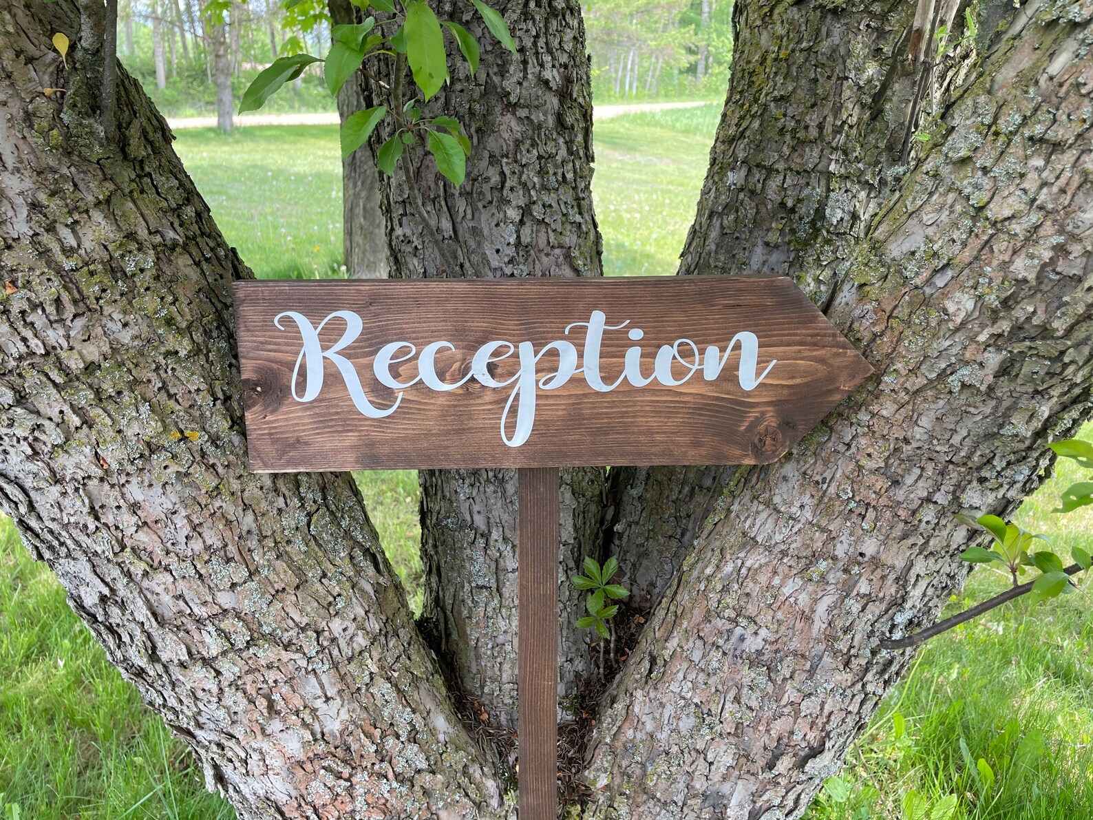 Wedding Arrow Sign Wood Wedding Signs Directional Sign - Etsy