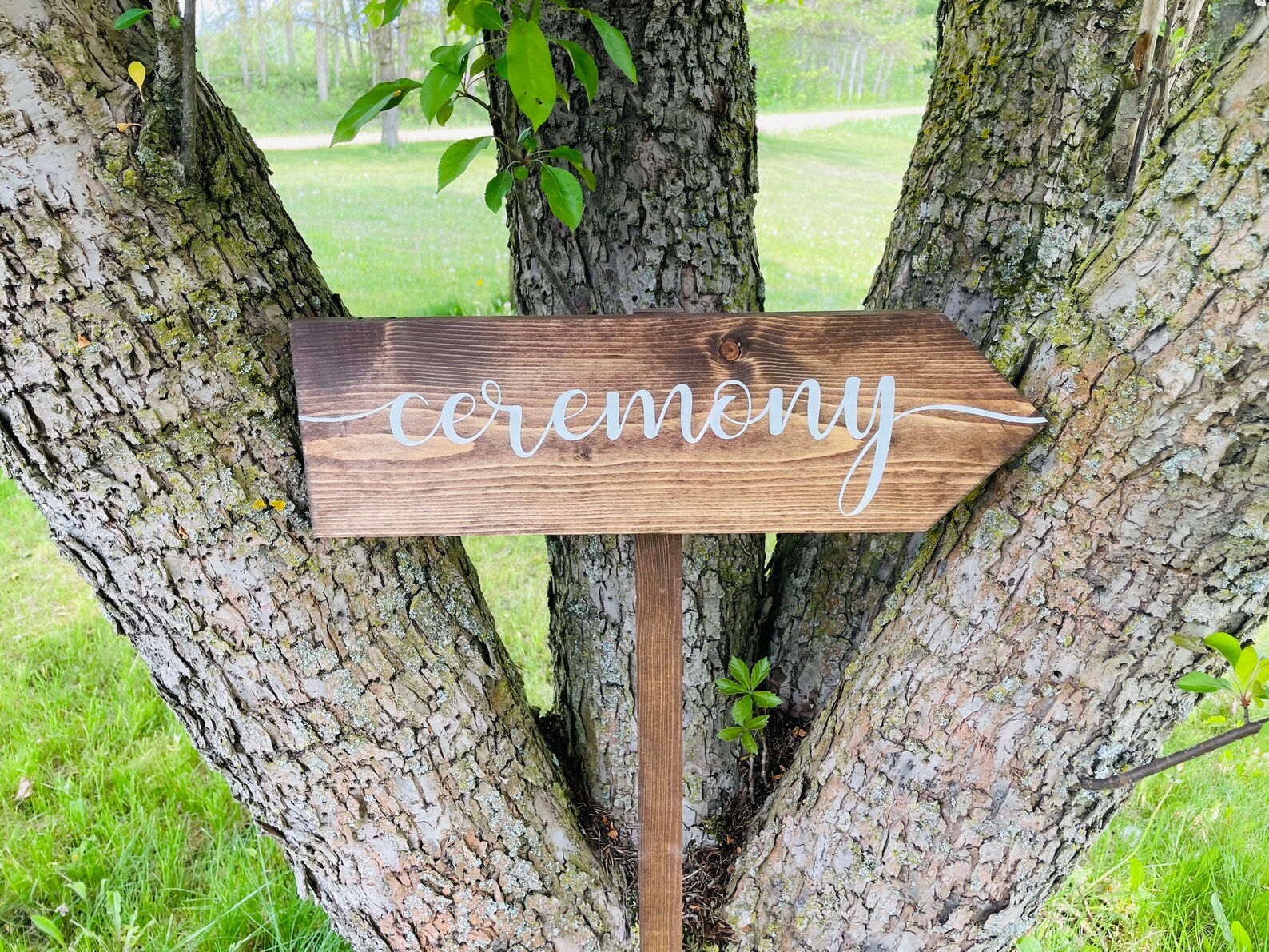 Wedding Arrow Sign Wood Wedding Signs Directional Sign | Etsy