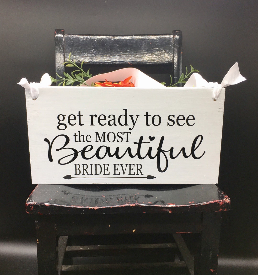 Ring Bearer Sign - Rustic Wedding Decor Flower Girl Sign Wood Wedding ...