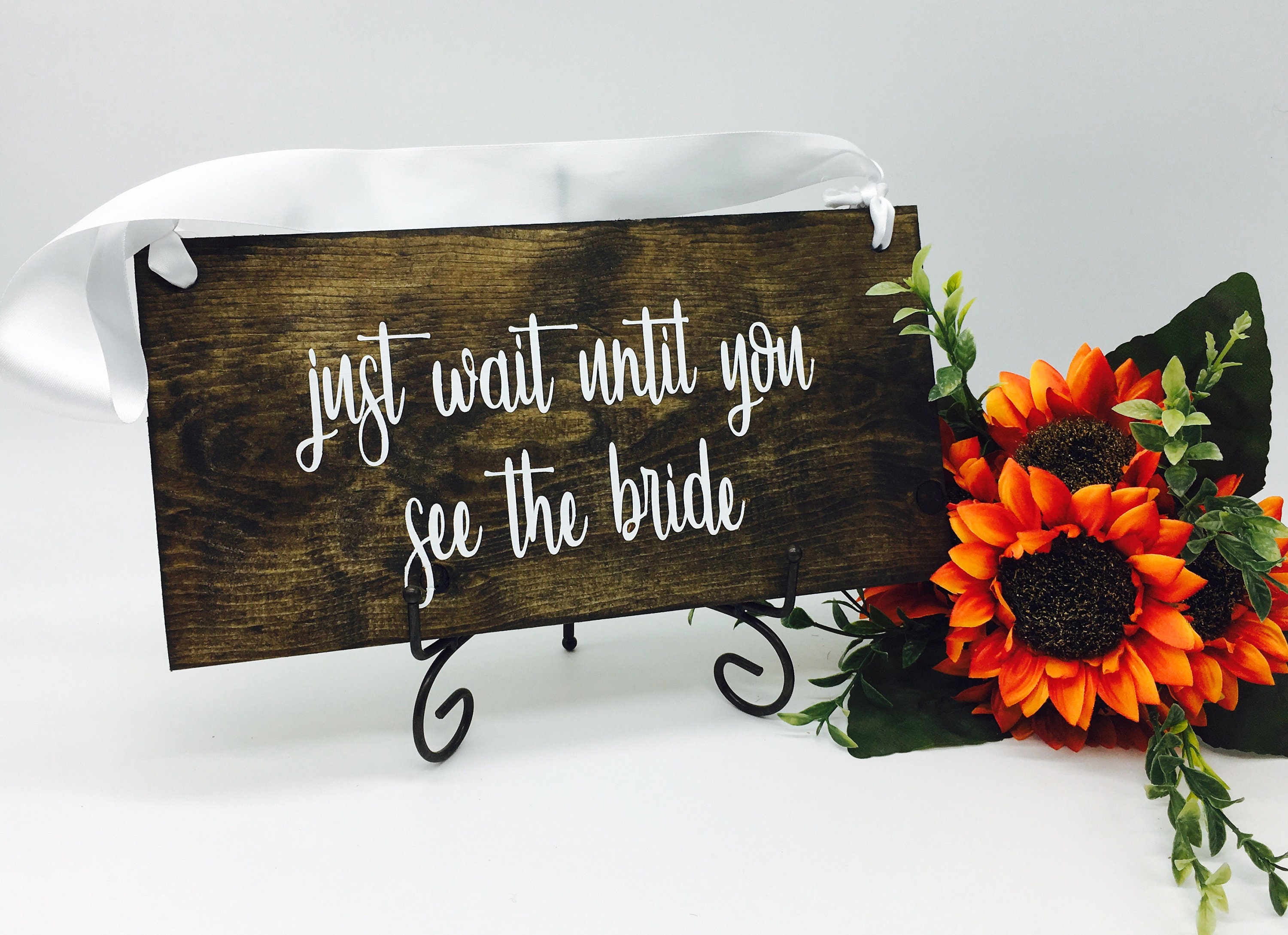 Rustic Wedding Signs Ring Bearer Sign Rustic Wedding Decor | Etsy