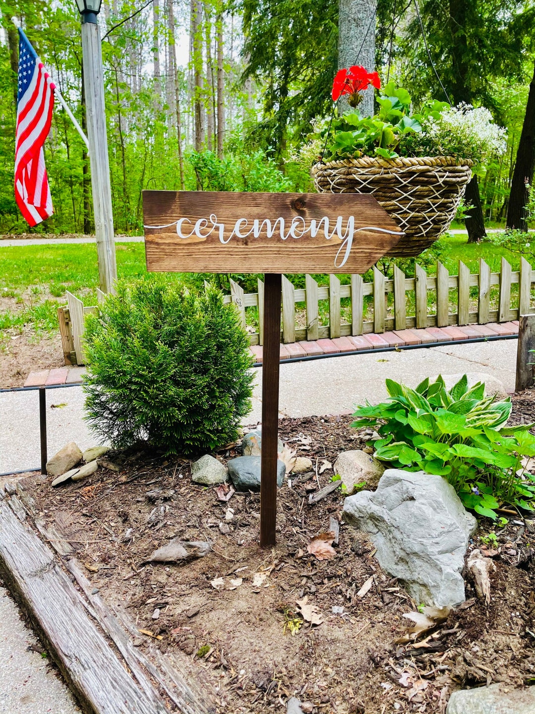 Wedding Arrow Sign Wood Wedding Signs Directional Sign Rustic Wedding ...