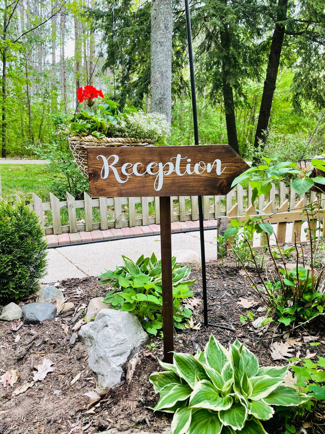 Wedding Arrow Sign Wood Wedding Signs Directional Sign Rustic Wedding ...