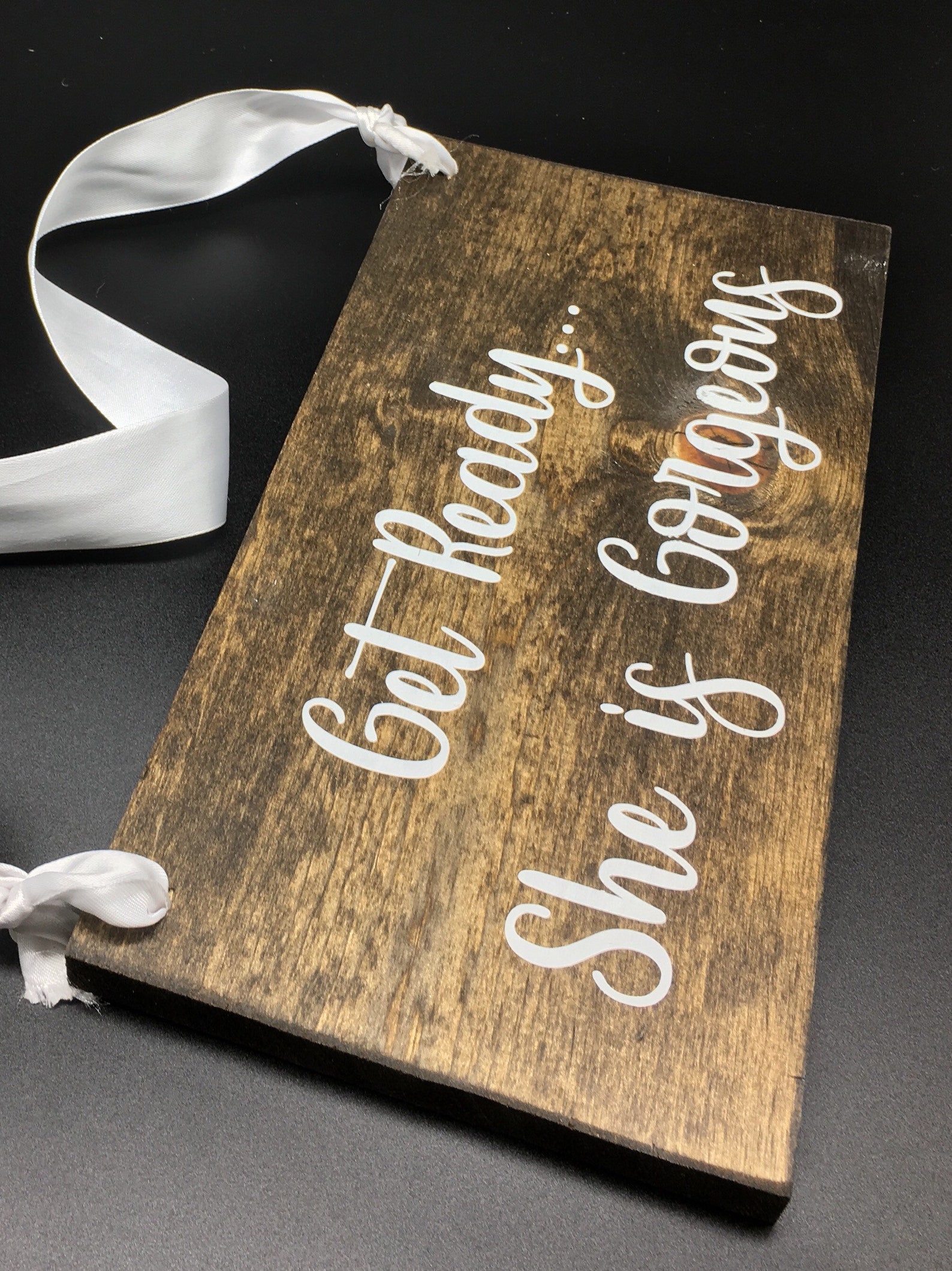 Rustic Wedding Signs Ring Bearer Sign Rustic Wedding Decor - Etsy