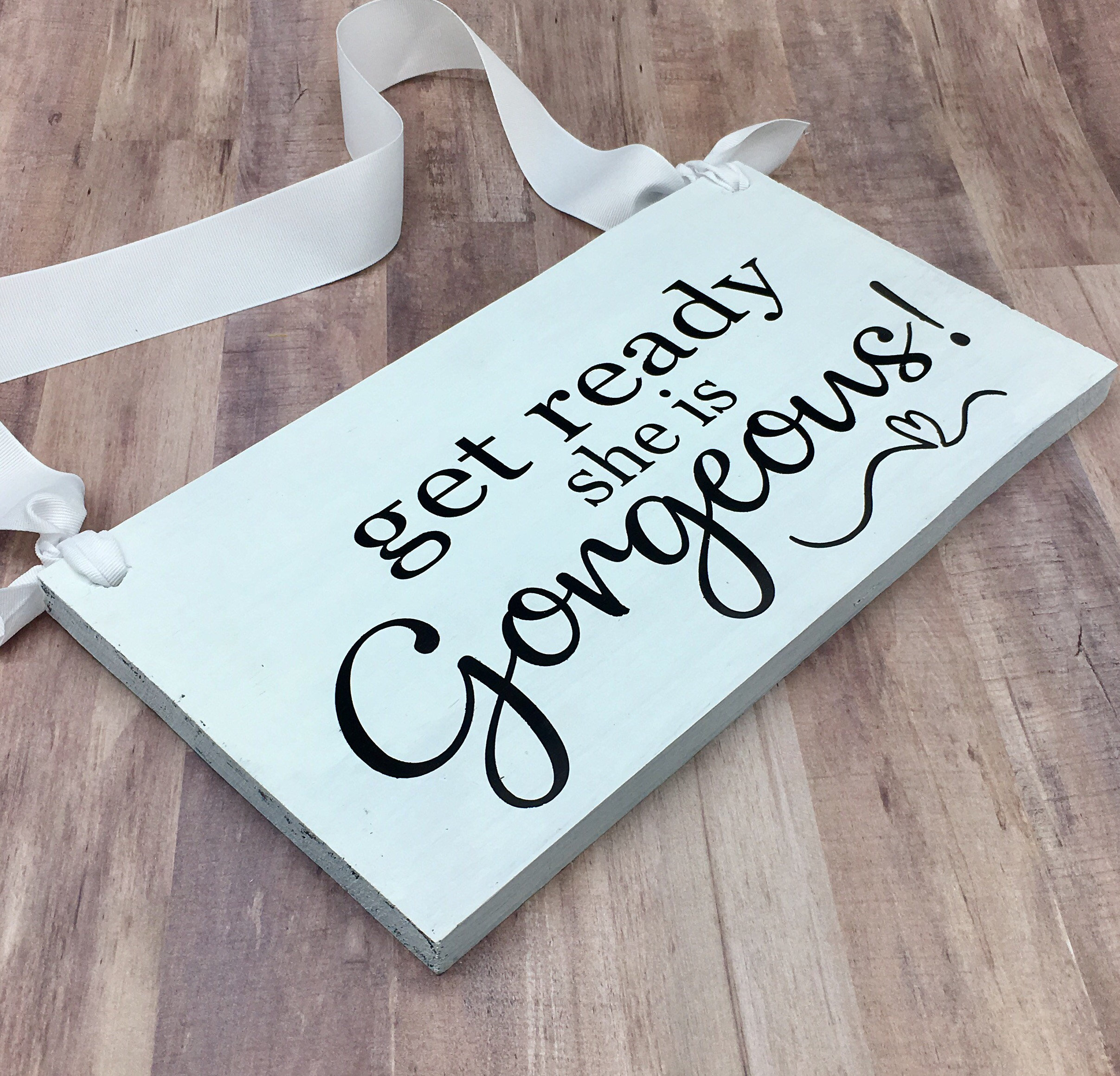 Ring Bearer Sign Rustic Wedding Decor Flower Girl Sign Wood - Etsy