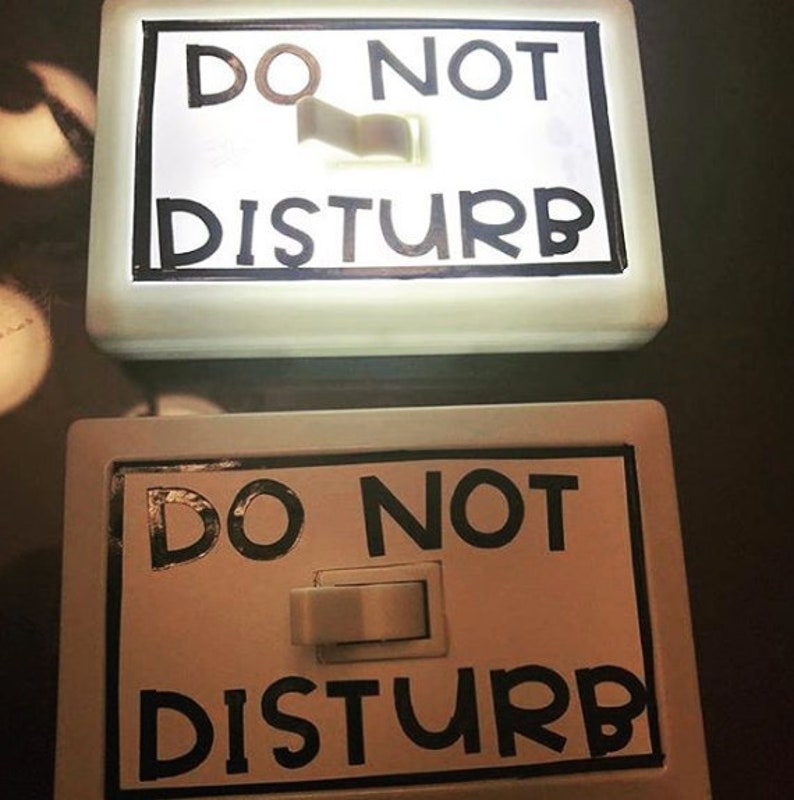 Do Not Disturb Light Battery Operated - Etsy