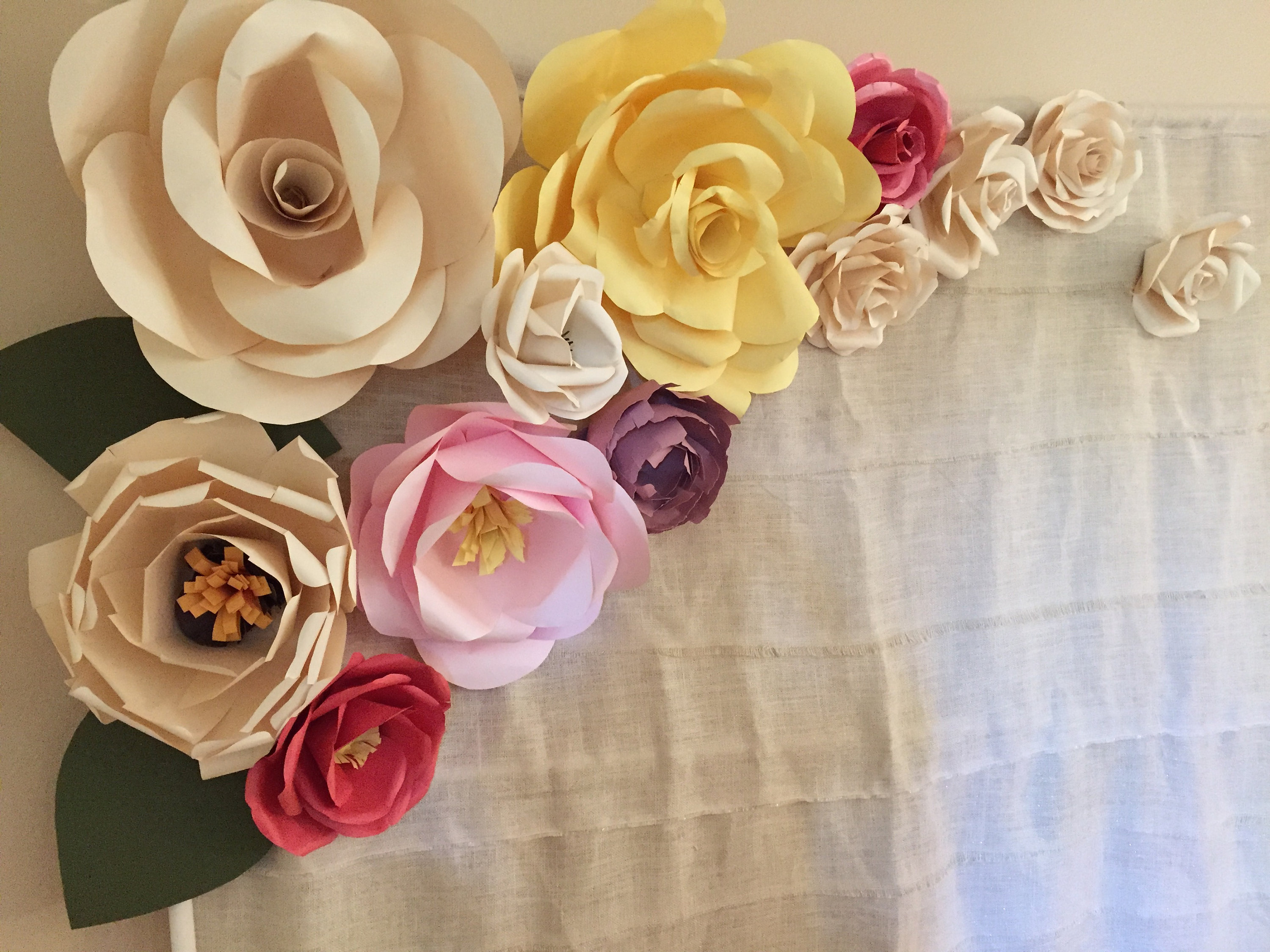 Paper Flowers Set of 9 - Etsy
