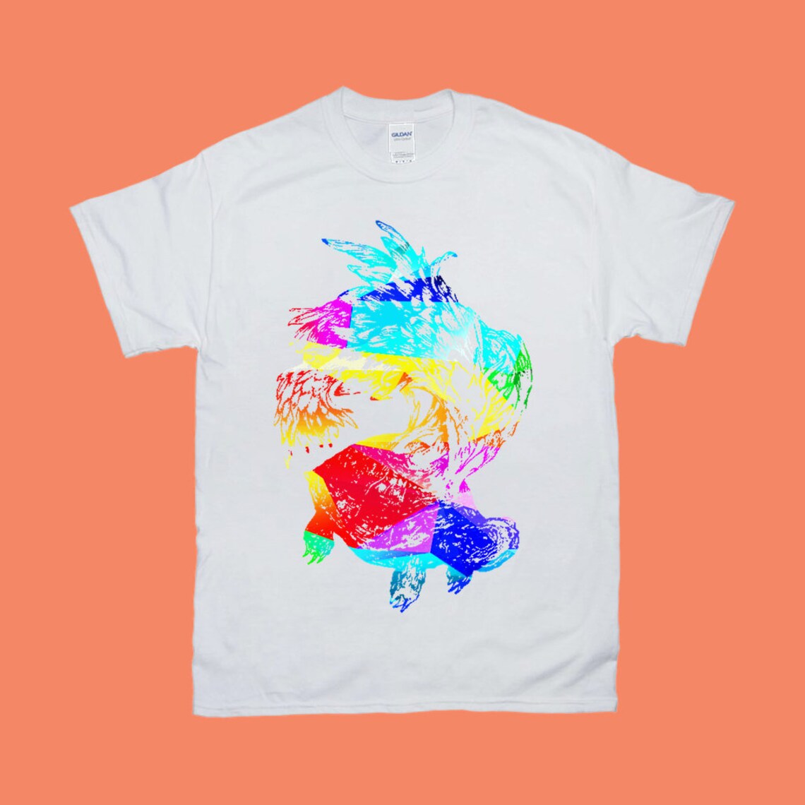 Colorful Turtle Abstract Art T-shirts Save a Turtle Abstract | Etsy