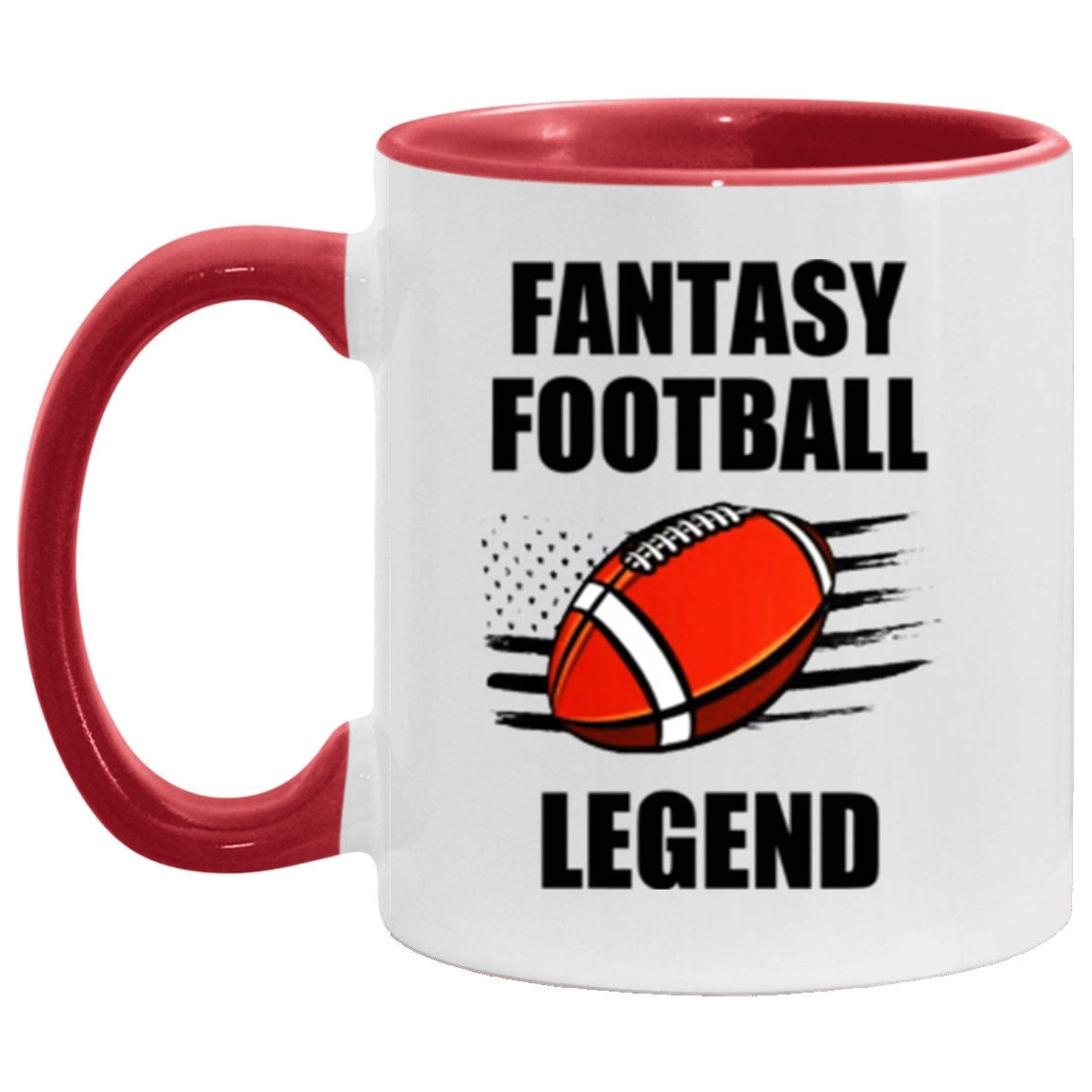 Fantasy Football Legend Accent Mug Funny FFL Football Mug | Etsy
