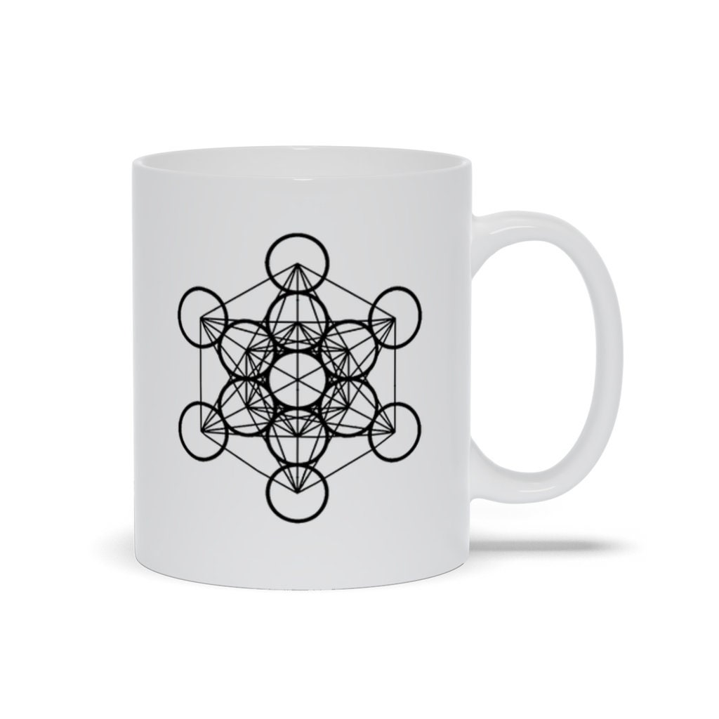 Sacred Geometry Metatrons Cube Mugs Sacred Geometry Art - Etsy