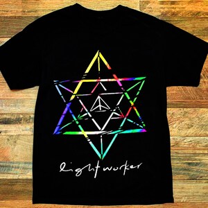 Lightworker Merkaba Sacred Geometry Abstract T-shirts,divine Triangle ...