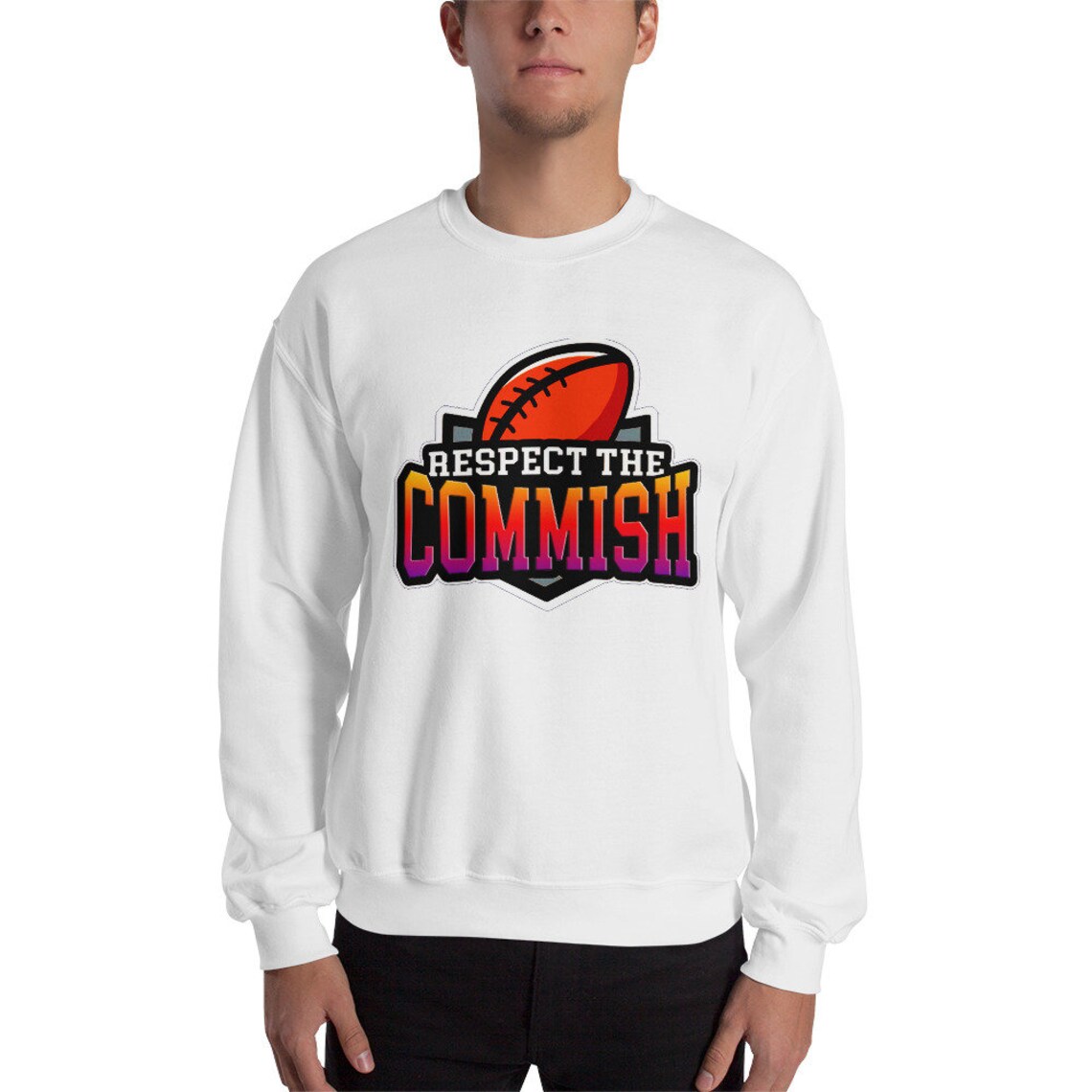 Respect the Commish Unisex Fantasy Football Commissioner - Etsy