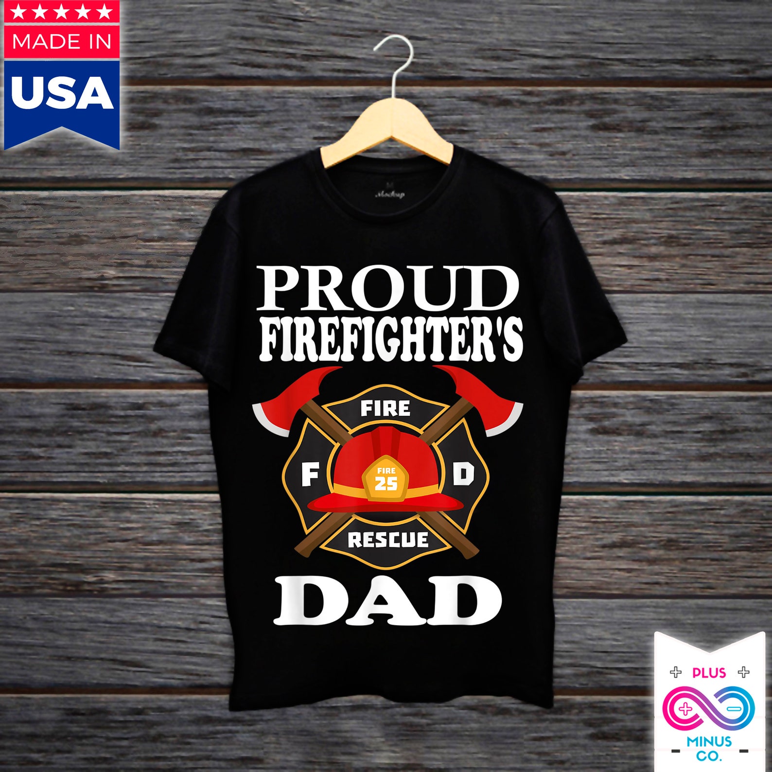 Proud Firefighters Dad Daddy Father Gift Fire firefighter Dad - Etsy