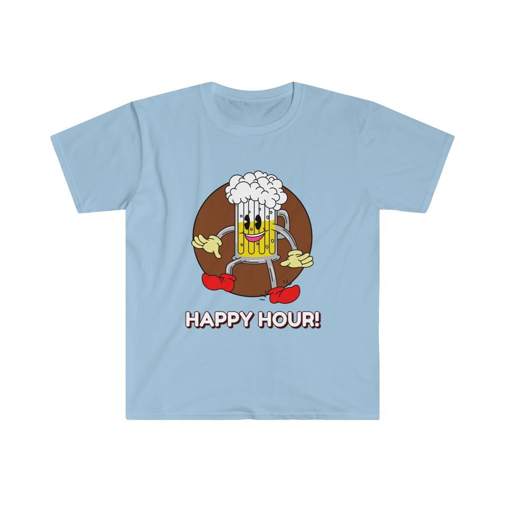Happy Hour Happy Hour Shirt Bar Drinking Shirt Funny - Etsy
