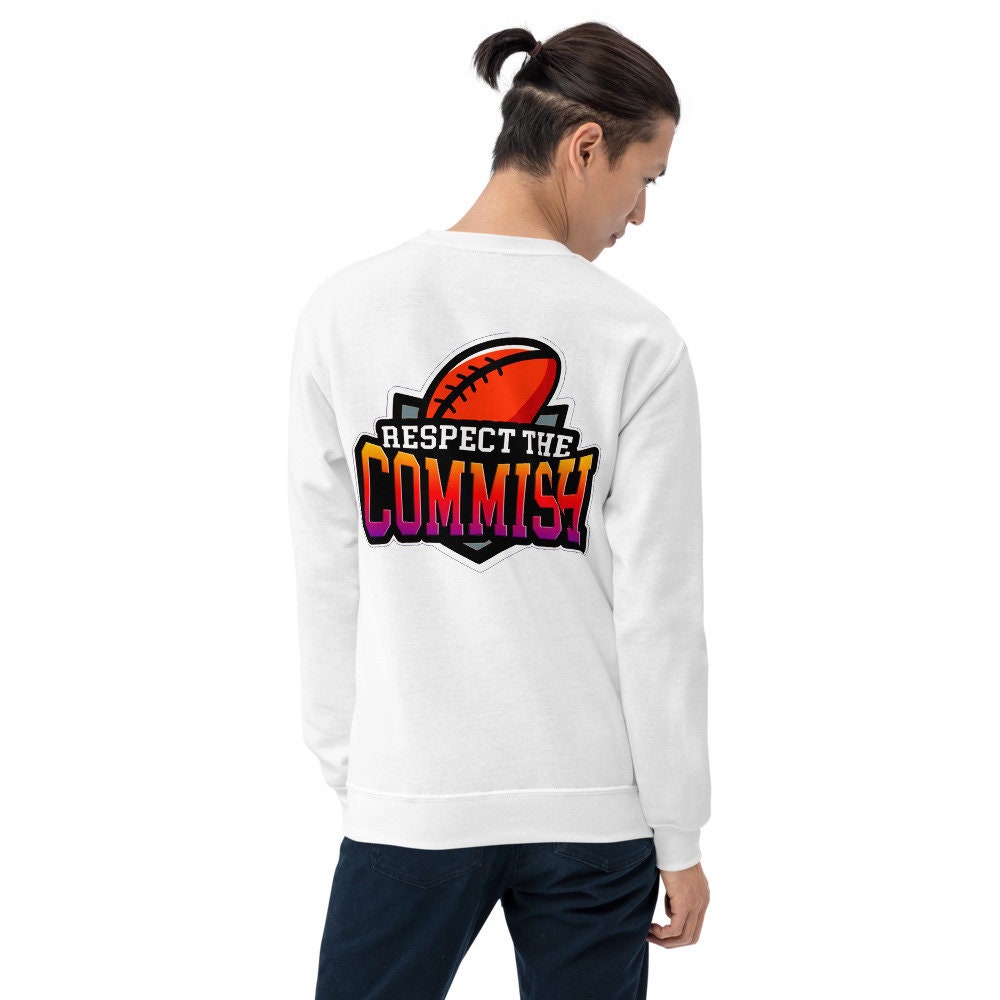 Respect the Commish Unisex Fantasy Football Commissioner | Etsy