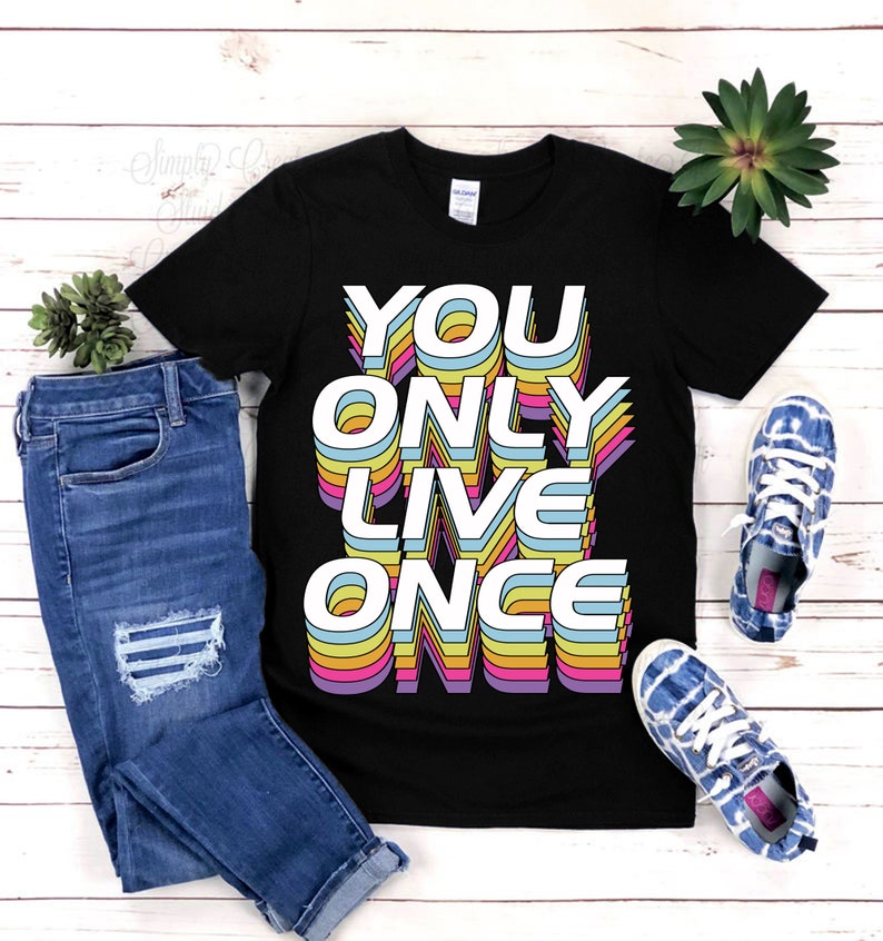 You Only Live Once T-shirts YOLO Tee YOLO Trader Wall Street - Etsy