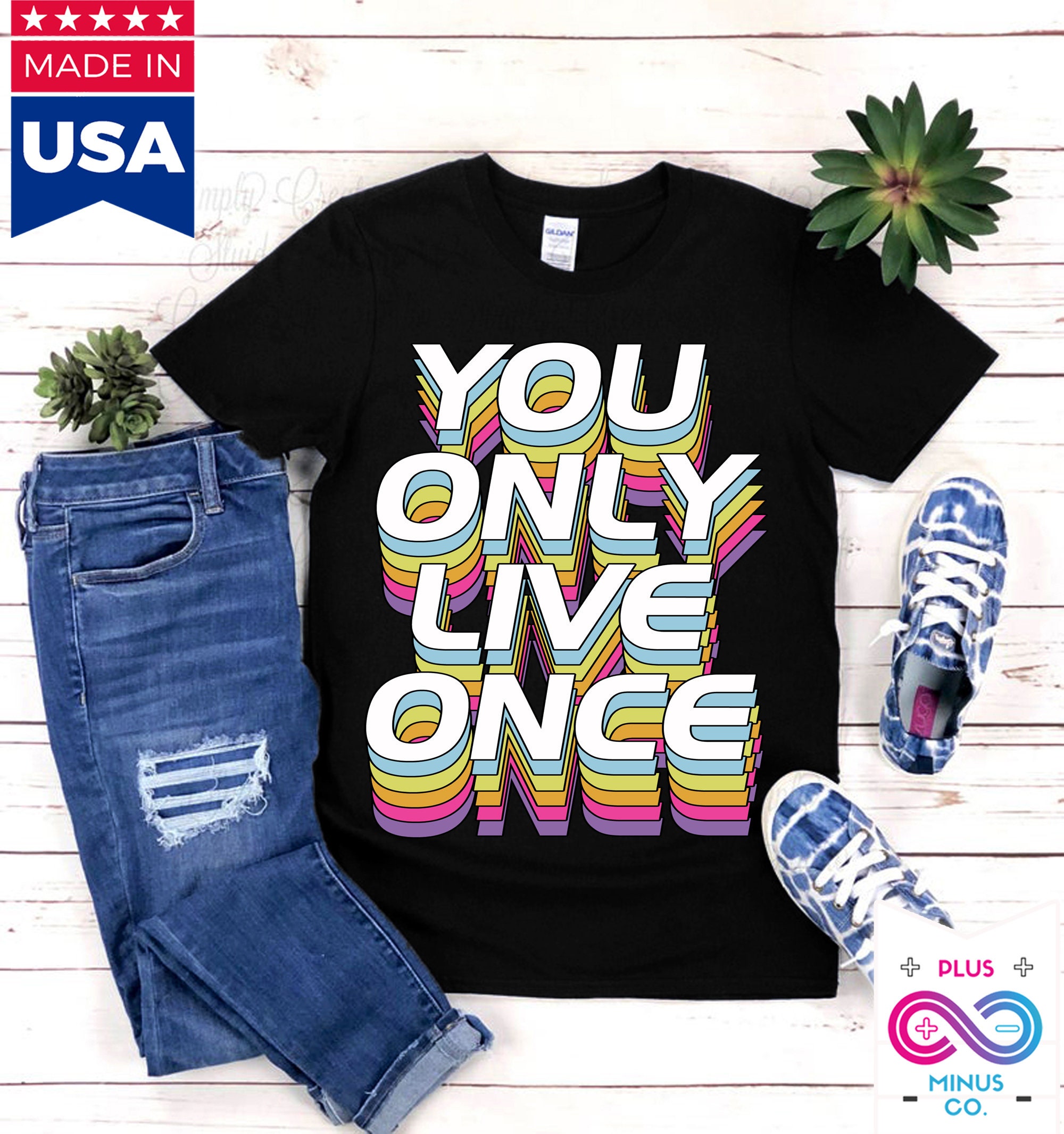 You Only Live Once T-shirt YOLO Shirt Youth Shirt Youth and | Etsy