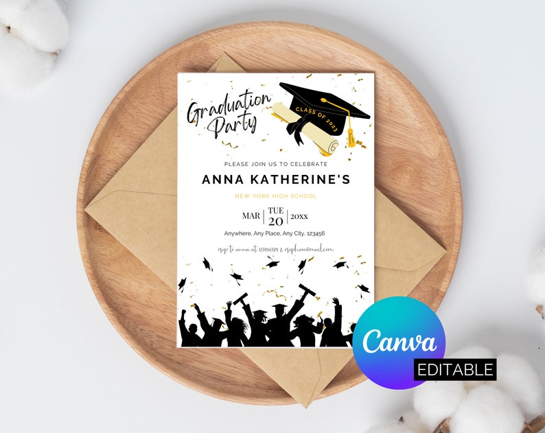 Graduation Invitation 2023 Graduation Invitation 2022 - Etsy