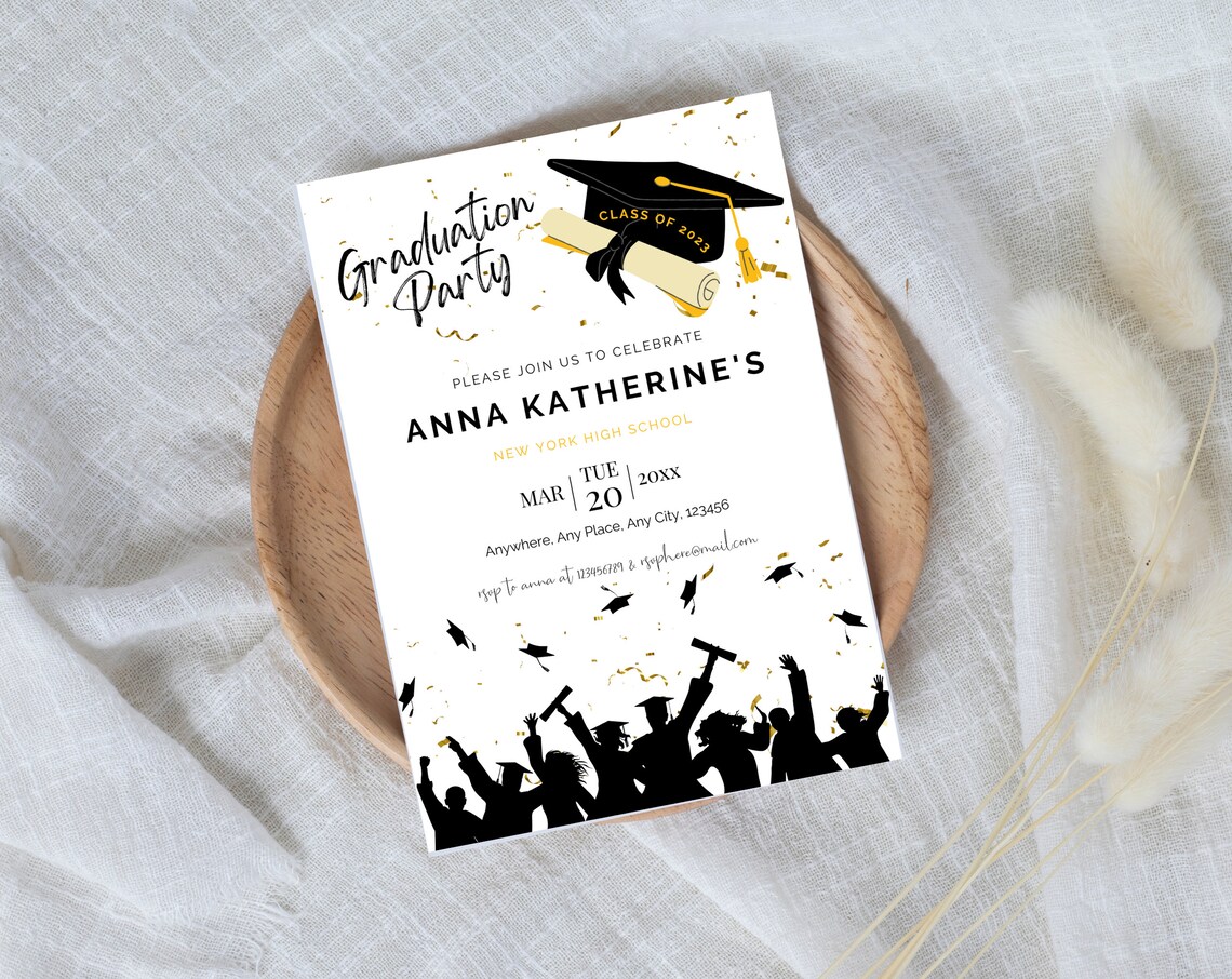 Graduation Invitation 2023 Graduation Invitation 2022 - Etsy