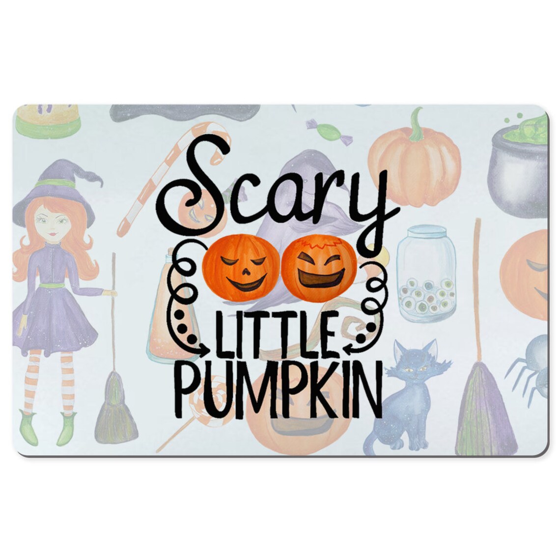 Scary Little Pumpkin Desk Mats 12x18 | Etsy