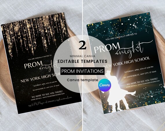 Unique Prom Invitations Fire And Ice Theme Prom Invitation, High