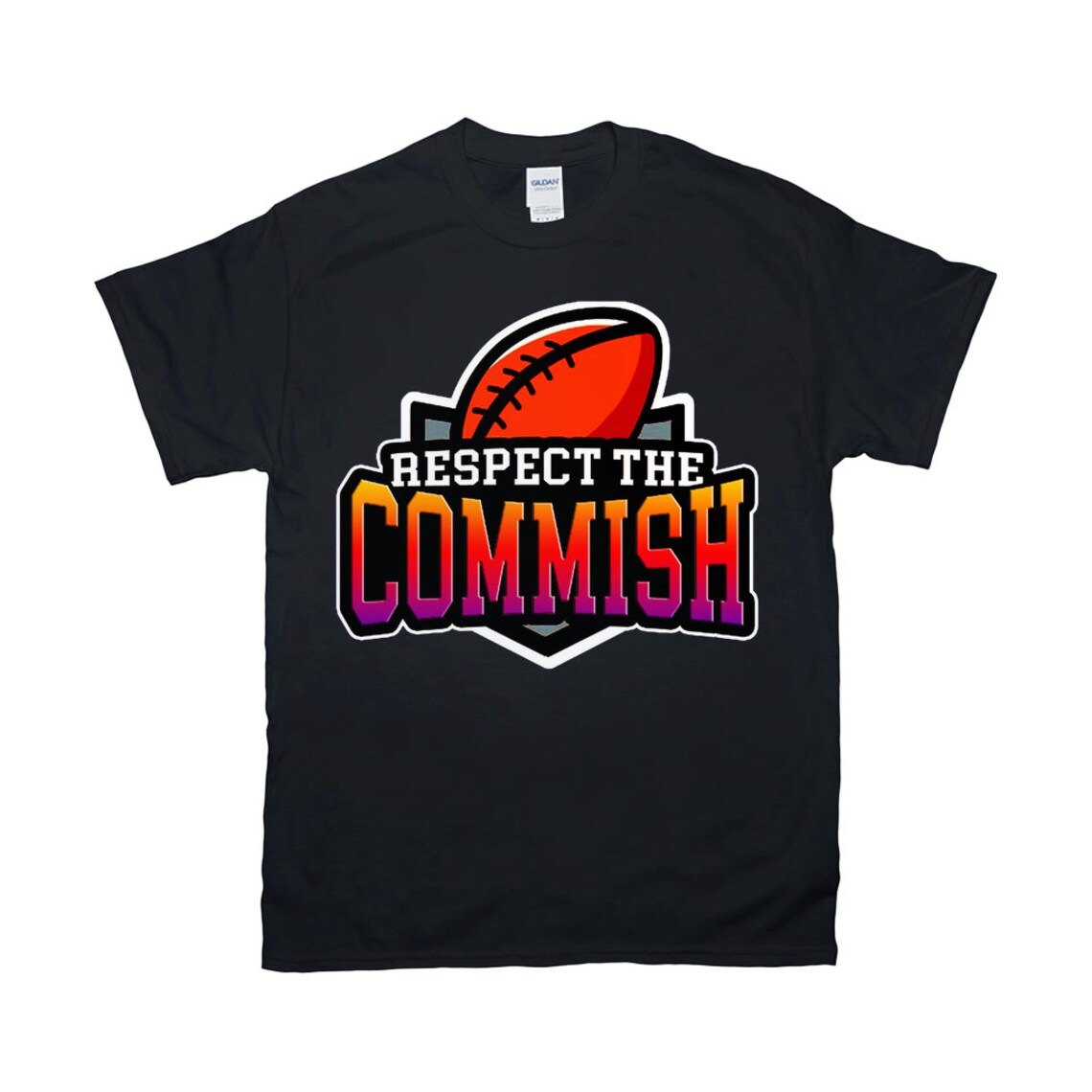 Respect the Commish T-shirt Football Tshirt Football Gift - Etsy