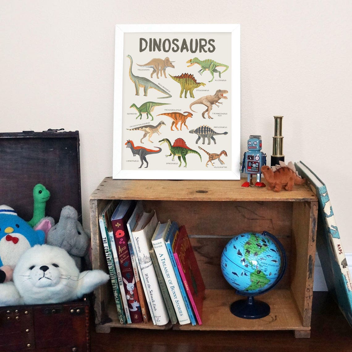 Dinosaur Print Dinosaur Poster Dinosaur Wall Art Dino Print Dinosaur ...