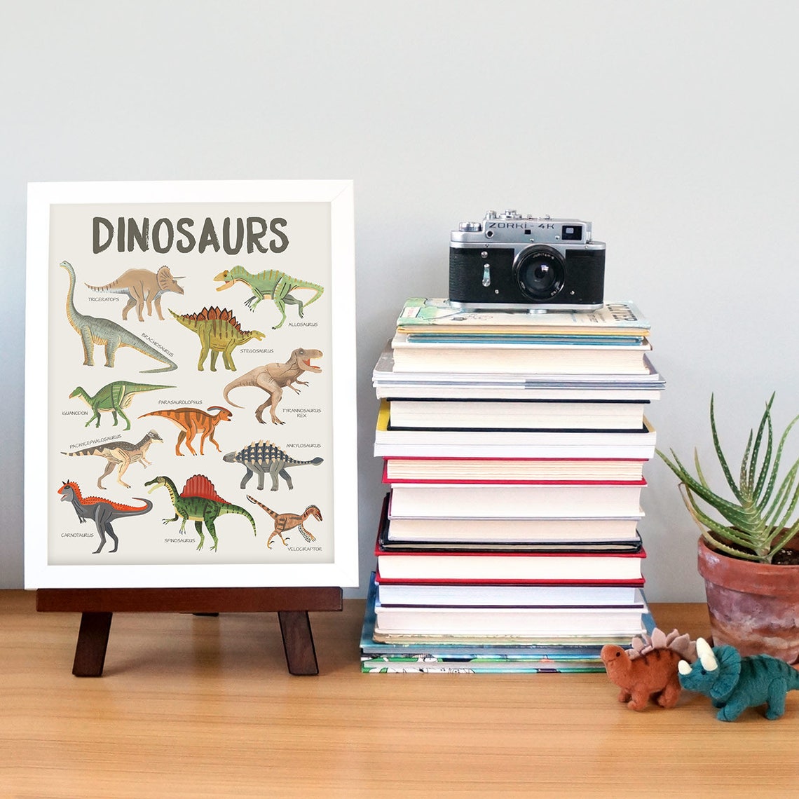Dinosaur Print Dinosaur Poster Dinosaur Wall Art Dino Print Dinosaur ...