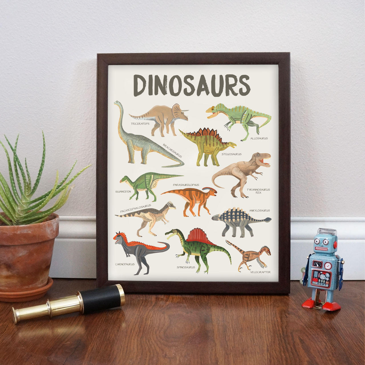 Dinosaur Print Dinosaur Poster Dinosaur Wall Art Dino Print Dinosaur ...