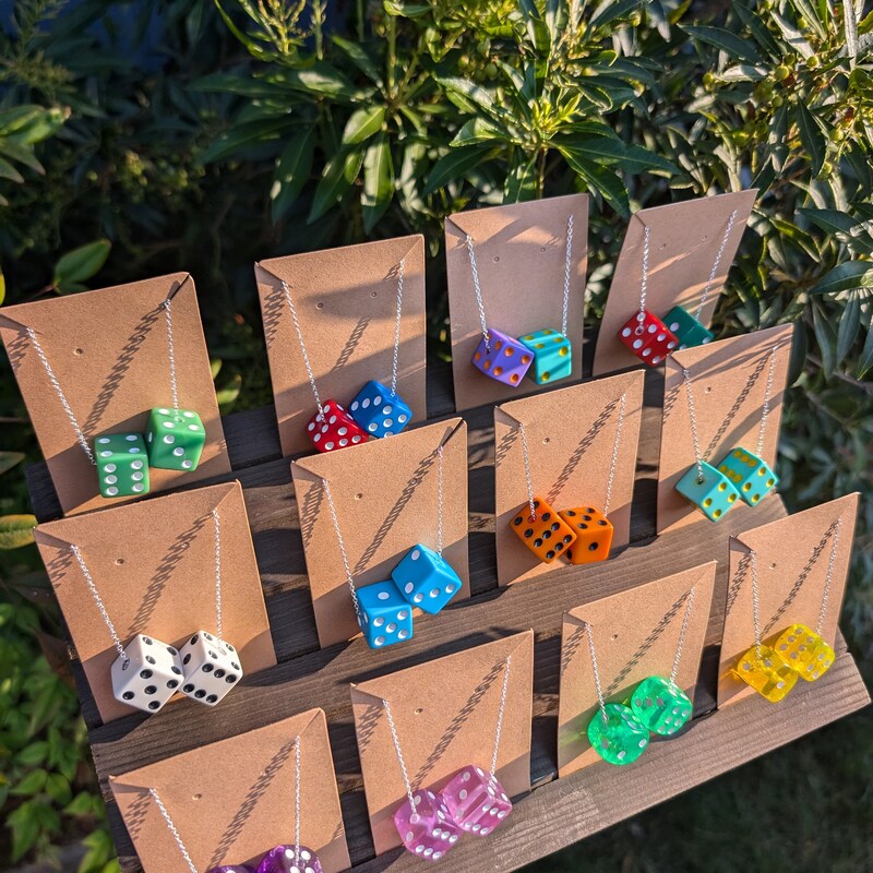 Dice Necklace - Etsy