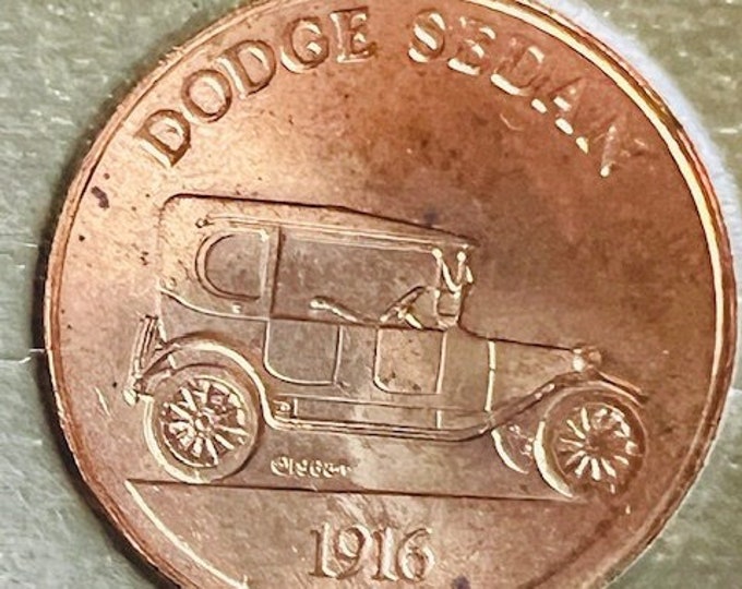 Franklin Mint Antique Car Coin Collection 1969 Series 1 Dodge Sedan ...