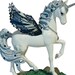 Unicorn Figurine Pegasus Hamilton Collection Jeweled Reflections ...
