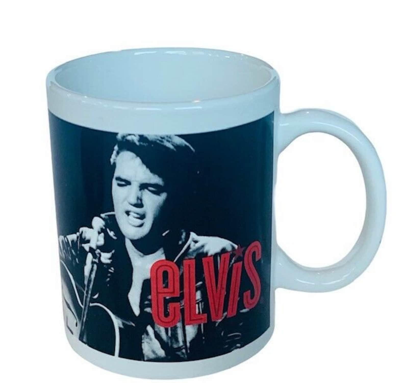 Elvis Presley Coffee Mug Cup Just for You Signature King Rock - Etsy