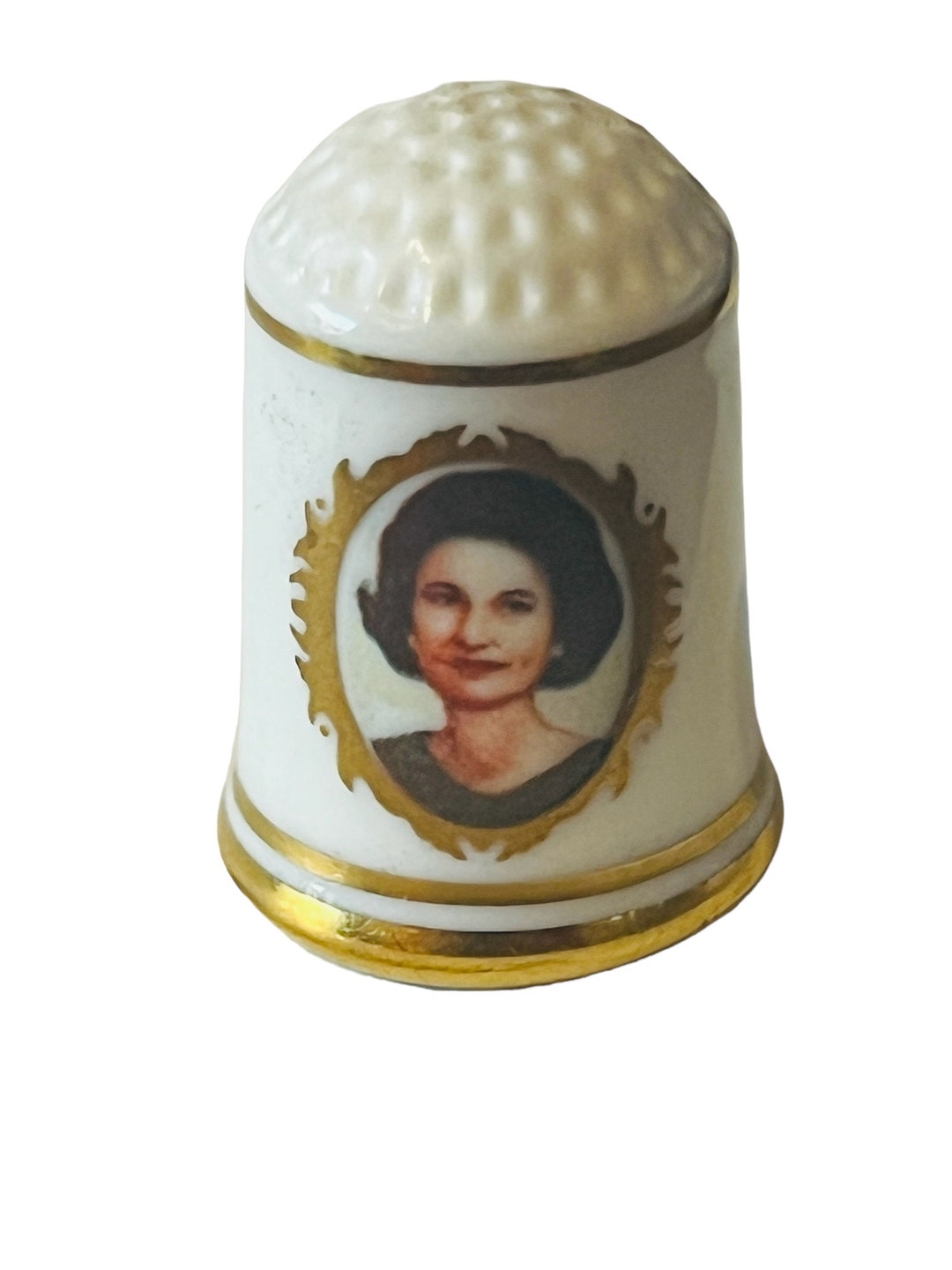 Franklin Mint Thimble First Ladies Lady President 1978 Lady Bird ...