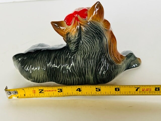 Yorkshire Terrier Yorkie Figurine Vtg Puppy Dog Anthropomorphic Markay ...