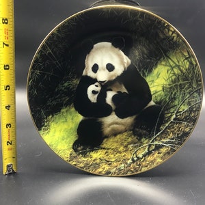 Vtg WS George Collectible Plate Will Nelson Panda Endangered Species ...