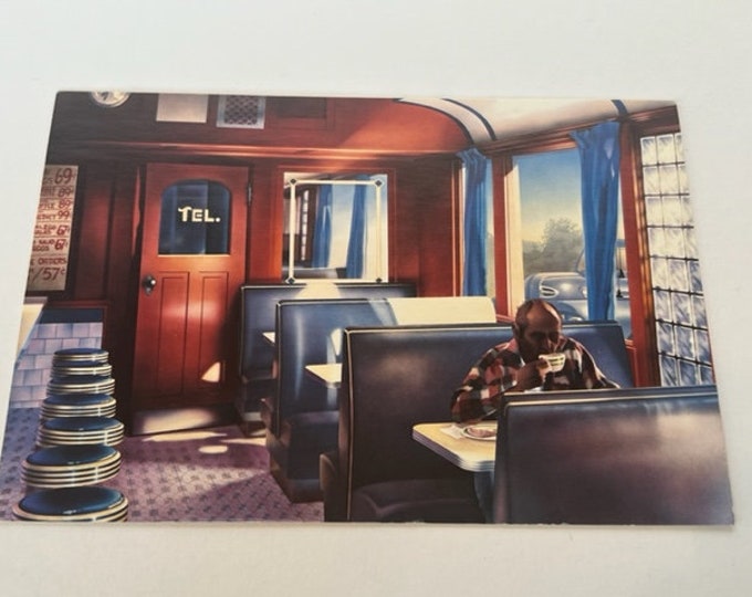 Greeting Card Ephemera Vtg Papa Moon 1979 Ham Eggs Patrick Bailey Diner ...