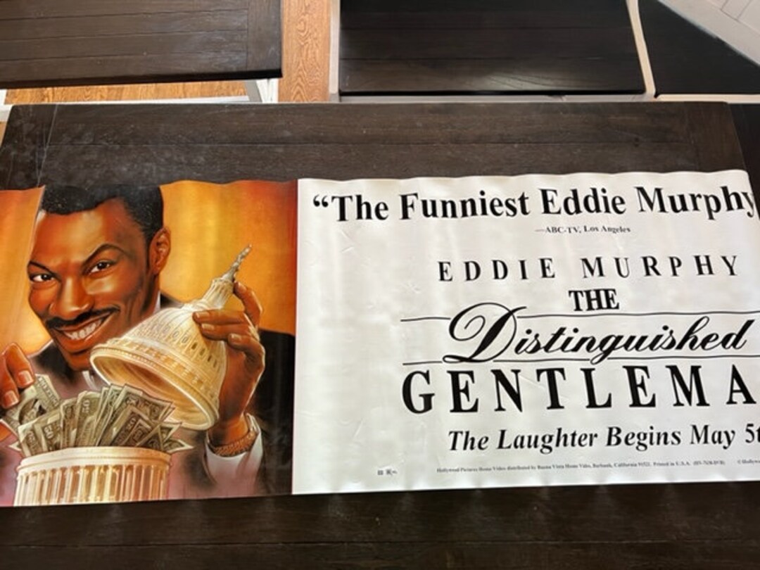 Movie Theater Cinema Poster BANNER HUGE 90" Distinguished Gentleman ...